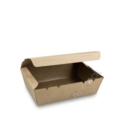 O'Kelly | Brown Lunch Box Small Shamrock 150x100x45